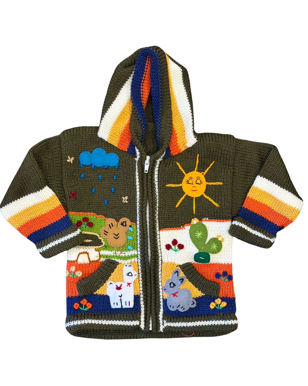 Storybook Sweater in Army Green– Asher Market